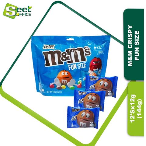 M&M CRISPY(BLUE) FUN SIZE 12'Sx12g(144g) - Seet Office Supplies Malaysia