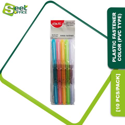 PLASTIC FASTENER COLOR (PVC TYPE) [10PCS/PACK] - Seet Office Supplies ...